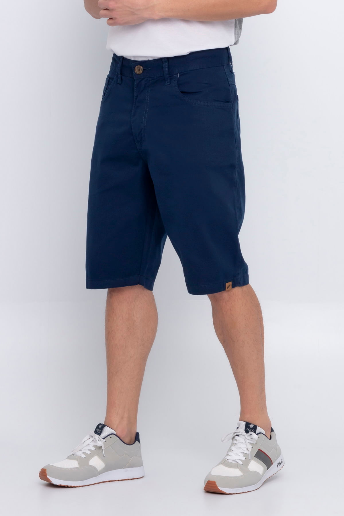 Bermuda Masculina Casual Azul Marinho