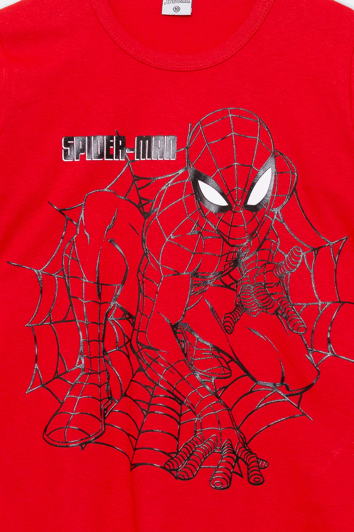 Camiseta ml inf4/10nos 107.701c spider v vermelho