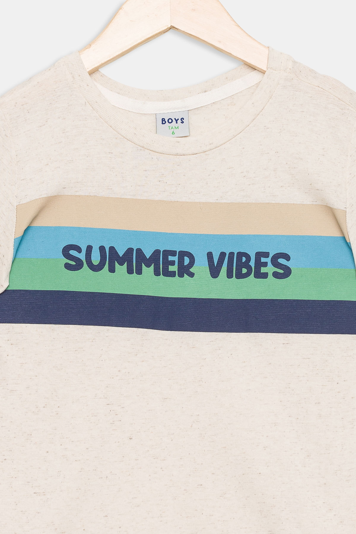 Camiseta mc inf4/8nos im1617 linho bege