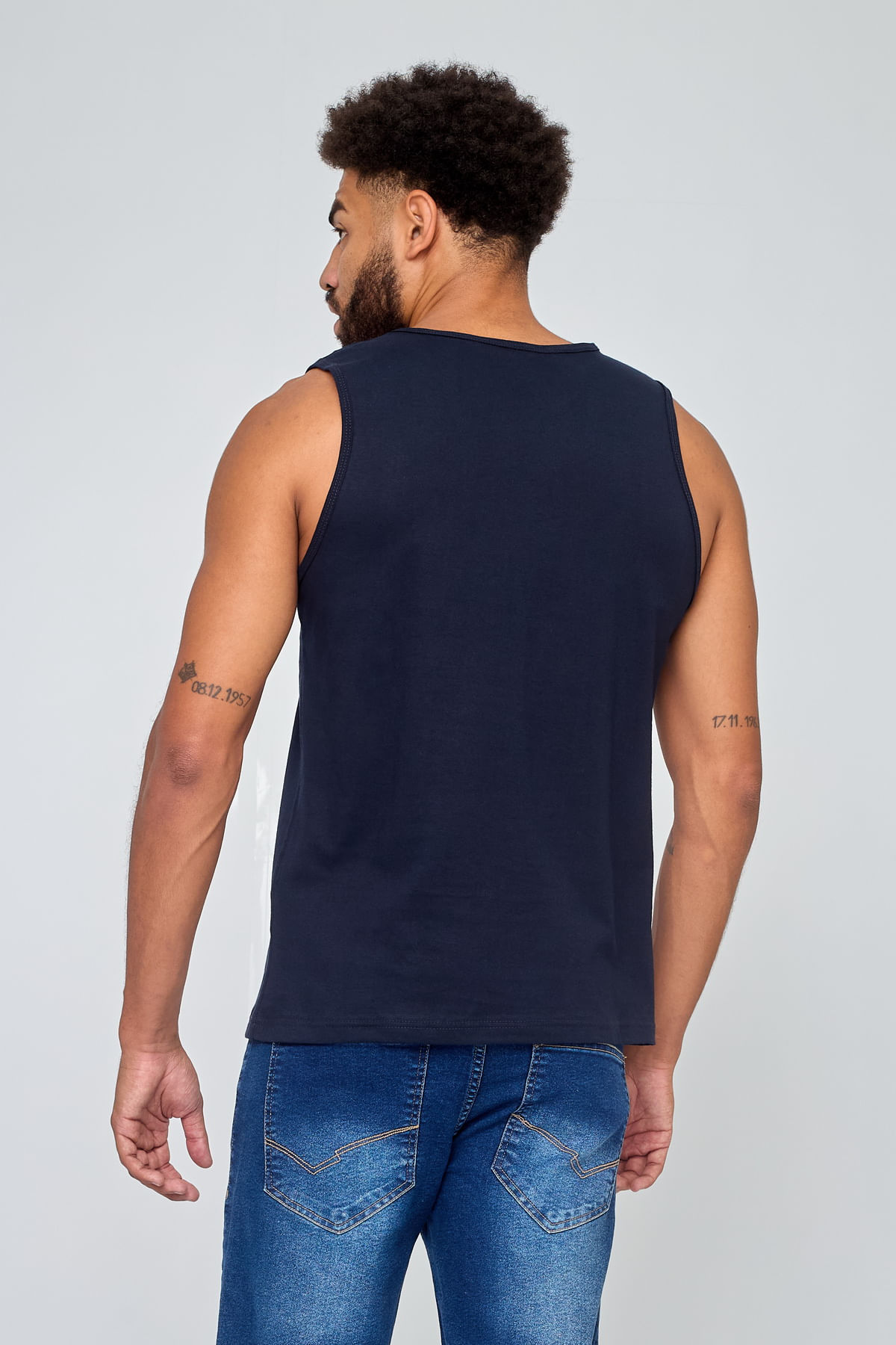 Regata Masculina Trendy Azul Escuro