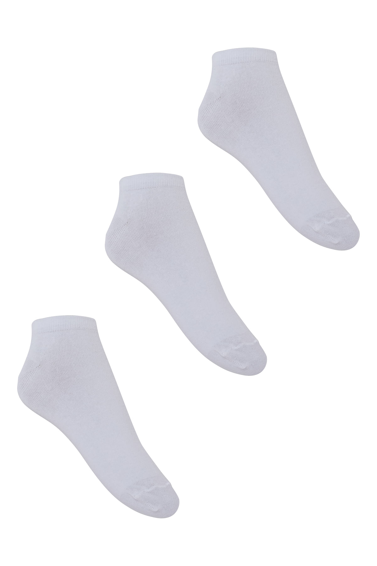 Kit meia 3x1 - soquete bco 39-43 branco