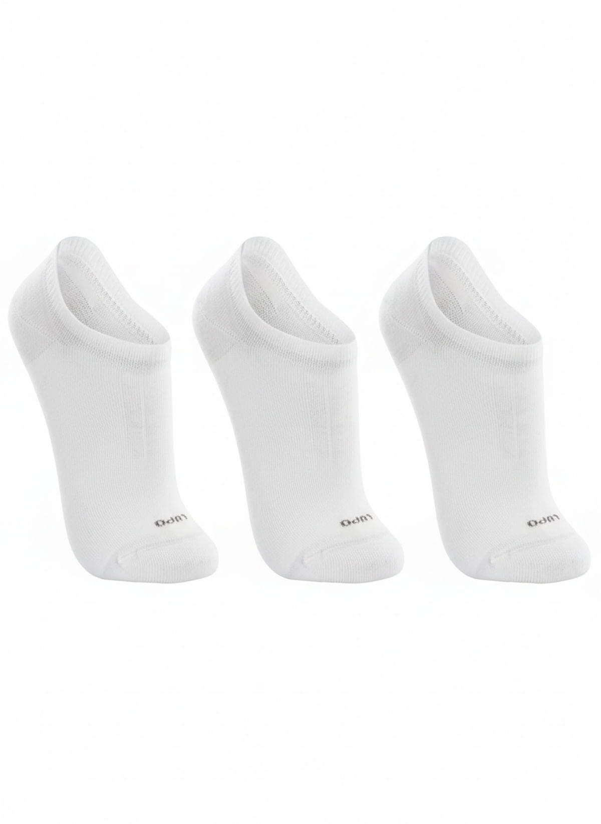 Kit meia 3x1 soquete branca - 03170 branco